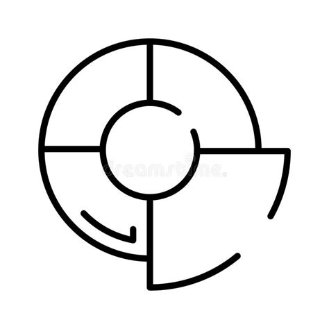 Pie Graph Vector Design In Modern Style Isolated On White Background Stock Vector Pie Graph Vector Design In Modern Style Isolated On White Background Stock Vector