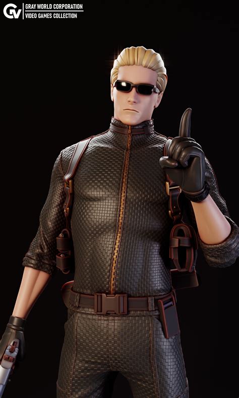 Albert Wesker Resident Evil 3d Model By Gray World Corporation