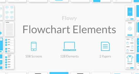 Flowy Flowcharts Ux And Ui Kits Ft Ux And Wireframe Envato