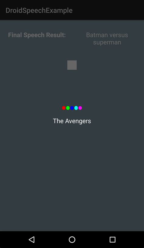 Github Vikramezhildroidspeech Android Library For Continuous Speech