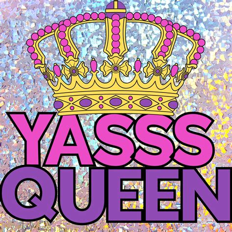 Yasss Queen Emote Perfect For Twitch And Discord Etsy