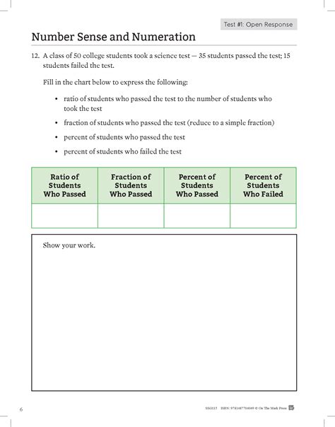 Grade 6 Ontario Math Test Prep Guide E Book — Ez Teach
