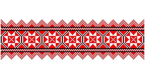 오래된 수제 크로스 스티치 민족 우크라이나 패턴처럼 좋은 자수 우크라이나어 수건 장식품 Rushnyk 호출 벡터 0명에 대한