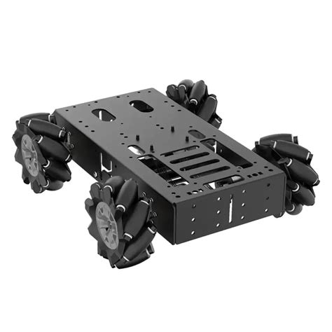 Hiwonder Large Metal 4wd Vehicle Chassis W 8v Encoder Geared Motor For Arduinoraspberry Piros