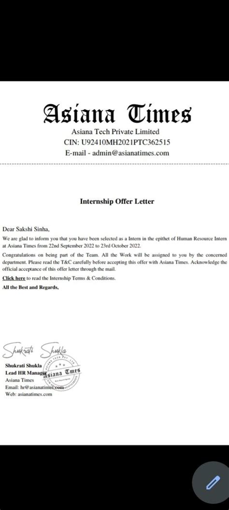 Sakshi Sinha Linkedinde Asianatimes Humanresources Humanresourcesjobs