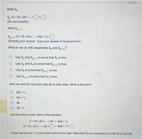 Solved Use Mathematical Induction To Prove The Statement Is