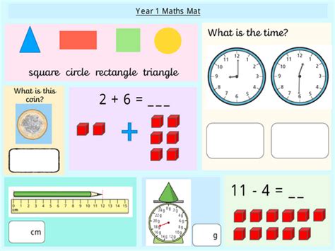 Year 1 Maths Mat Teaching Resources