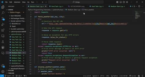 Kaja Lakshmi Pushpa On Linkedin Pythonprogramming Weatherapp Csdge Apis Datavisualization