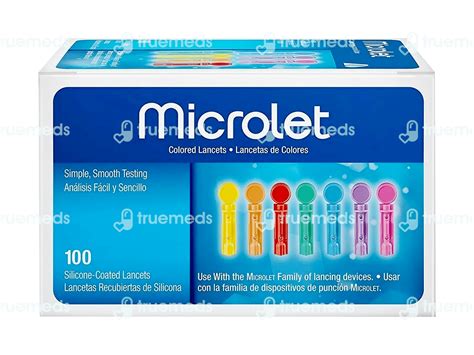 Microlet Colored Lancets 100 Uses Side Effects Dosage Price Truemeds