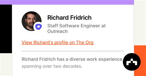 Richard Fridrich Staff Software Engineer At Outreach The Org