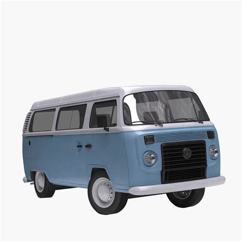 Vw T2 Kombi 2013 3d Model 149 3ds Max Free3d