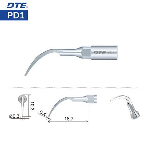 Dte Pd1 Perio Scaler Tips 5pcs Satelec Nsk Compatible F2 Medical Supplies