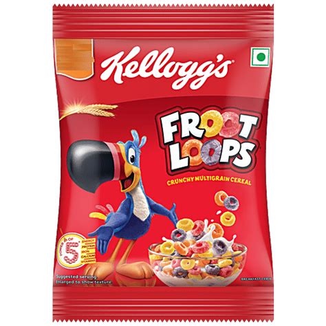 Buy Kelloggs Froot Loops Mixed Fruit Flavour Multigrain Breakfast Cereal Online At Best