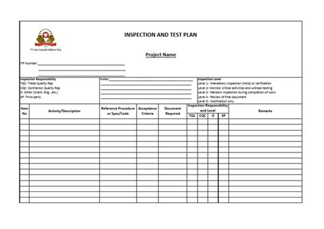 Itp Form Pdf