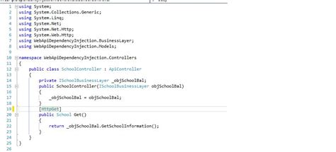 Implement Dependency Injection In Web Api With Simple Injector