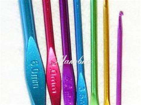 Крючок для вязания цветной металлический 7 мм купити доставка ціна ...