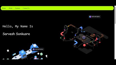 Building A Dynamic Webpage With Html And Css Integrating 3d Spline
