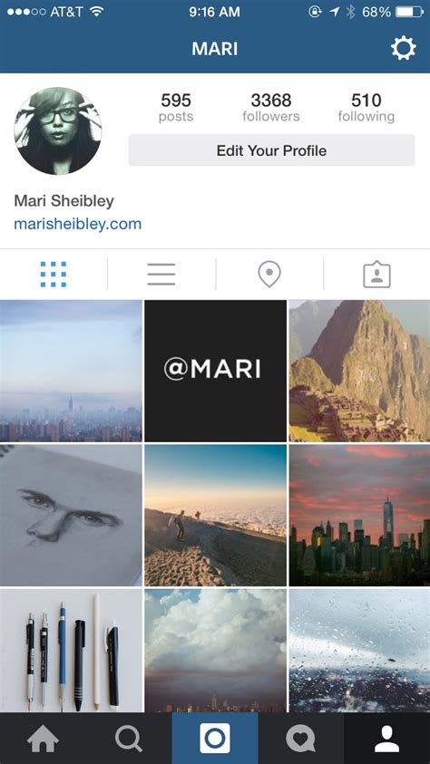 Instagram图片分享应用手机界面设计 大美工dameigongcn