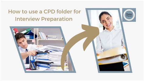 how to use a cpd folder for interview preparation — rebekah edwards