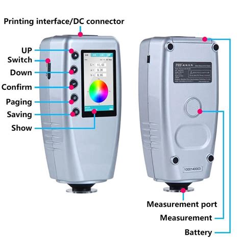 Wr10 8mm Portable Digital Color Meter Colorimeter Price For Color Difference Tester Buy