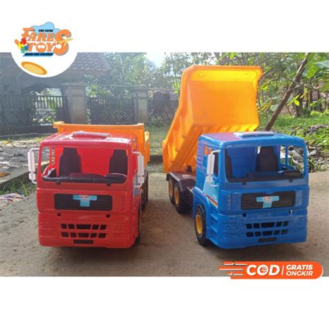 Jual Mobil Truk Pasir Besar Dump Truck Kontruksi OCT 6001 Shopee Indonesia