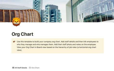 Notion Org Chart Template