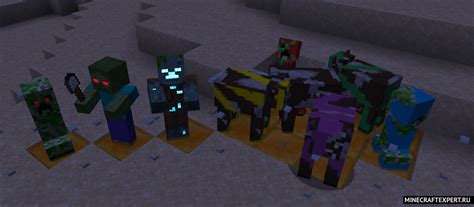 Entity Texture Features Etf 121 1206 1194 1165 — светящиеся текстуры Моды для