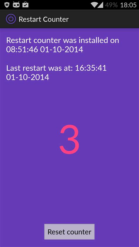 Restart Counter Apk For Android Download