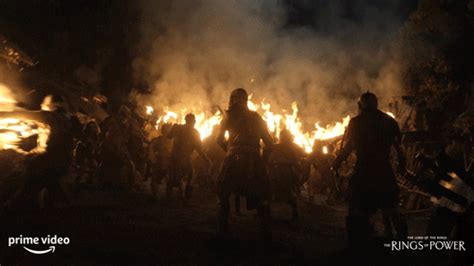 Lord Of The Rings Battle Scene 