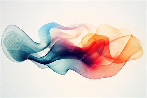 Premium Ai Image Parallel Bezier Curves Like Wave Line Generative Ai