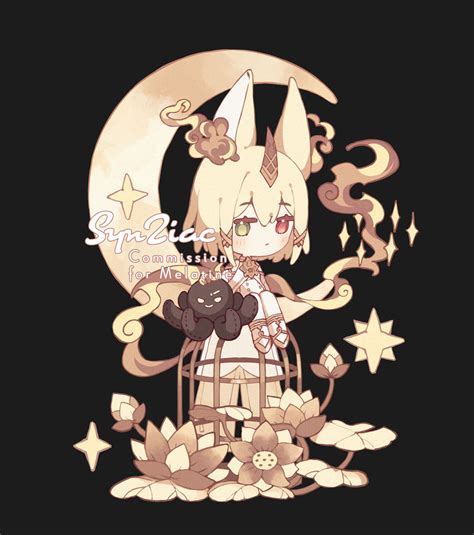 [c] Chibi With Props By Synziac On Deviantart