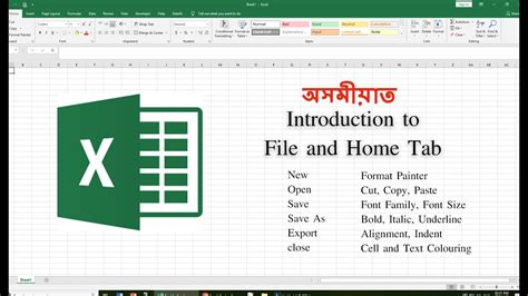 Excel Tutorial For Beginners In Assamese Language Excel Video Part 1 Excel Basic Youtube