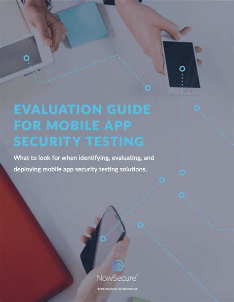Evaluation Guide For Mobile App Security Free Download Nowsecure