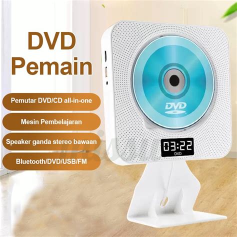 Jual Portable CD Player Wall Mountable Portable Bluetooth CD Player Dengan Layar Home Audio
