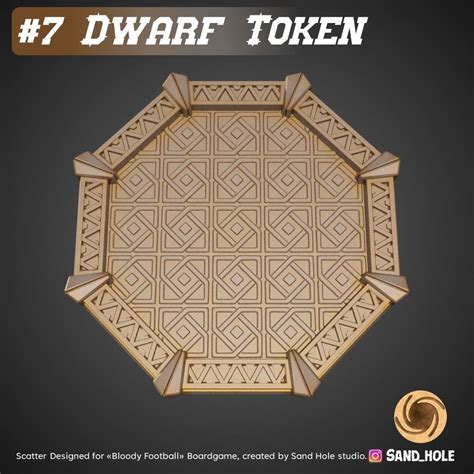 Dwarf Tokens Sh07t 3d Model Cgtrader