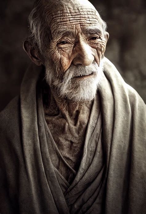 Photorealistic Picture 1000 Years Old Man Really Old Midjourney