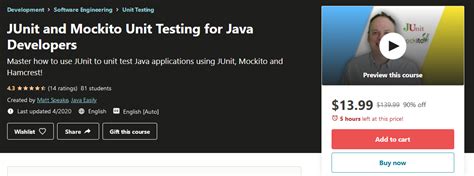 10 Best Junit And Mockito Tutorial And Courses Take This Course