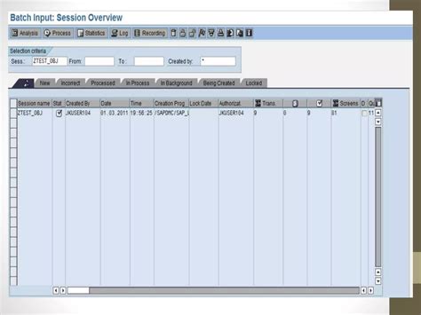Sap Batch Data Communication Pptx Databases Computer Software And