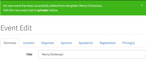 Adding An Event Template Help Files
