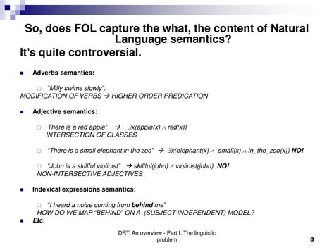 Ppt Discourse Representation Theory An Overview Powerpoint