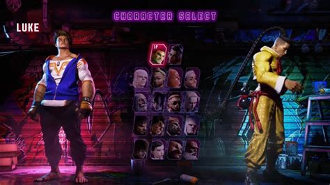 Sf6 Final Character And Stage Select Screen Rkappachino