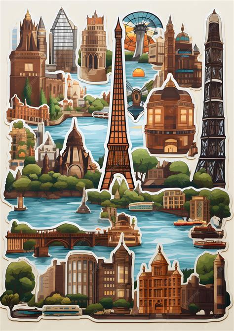 Premium Ai Image Architecture Stickers