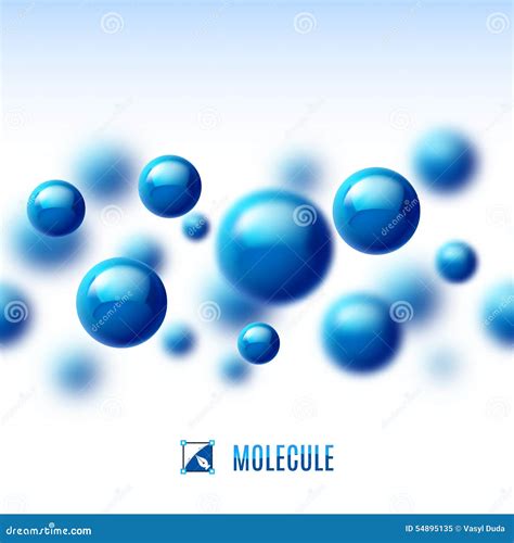 Molecular Structure Stock Vector Illustration Of Chemistry 54895135