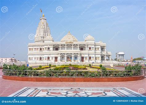 Prem Mandir Hindu Temple Vrindavan India Editorial Photo