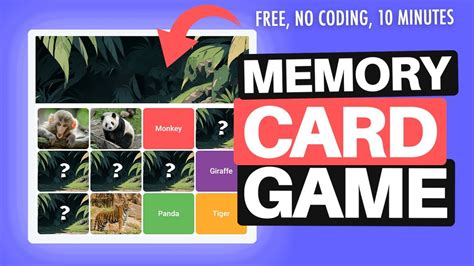 Creating A Free Memory Game With Interacty Youtube