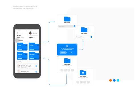 UI Cloud File Sharing Behance