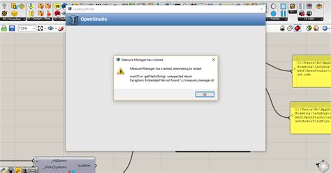 Open Openstudio Error Honeybee Legacy Ladybug Tools Forum