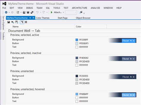 Your Visual Studio Your Colors Visual Studio Blog