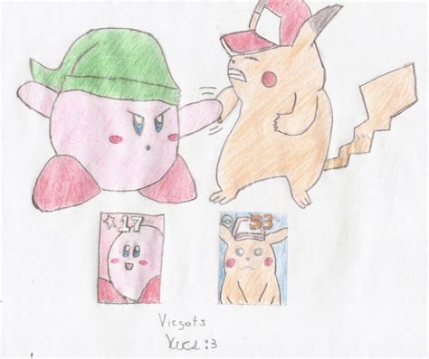 Kirby Vs Pikachu By Vicgots On Deviantart