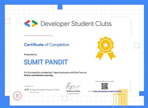 completed python and machine learning bootcamp sumit pandit posted on the topic linkedin